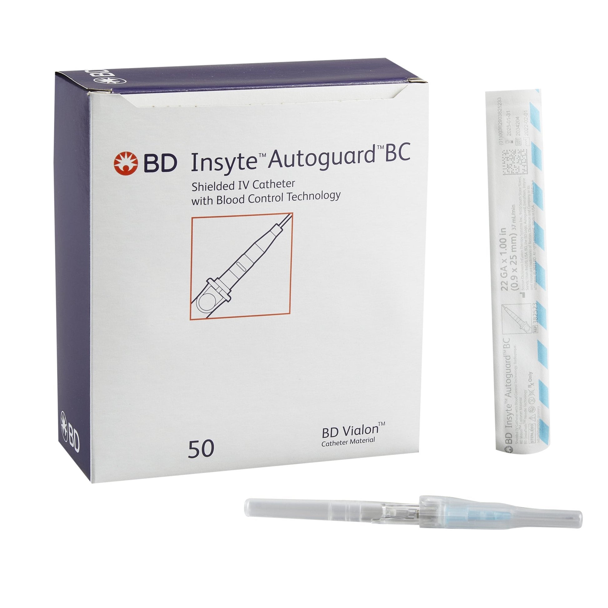 Insyte Autoguard Bc, 22 Ga X 1" Bx=50 (ProMedical) – VSDH Ordering Portal